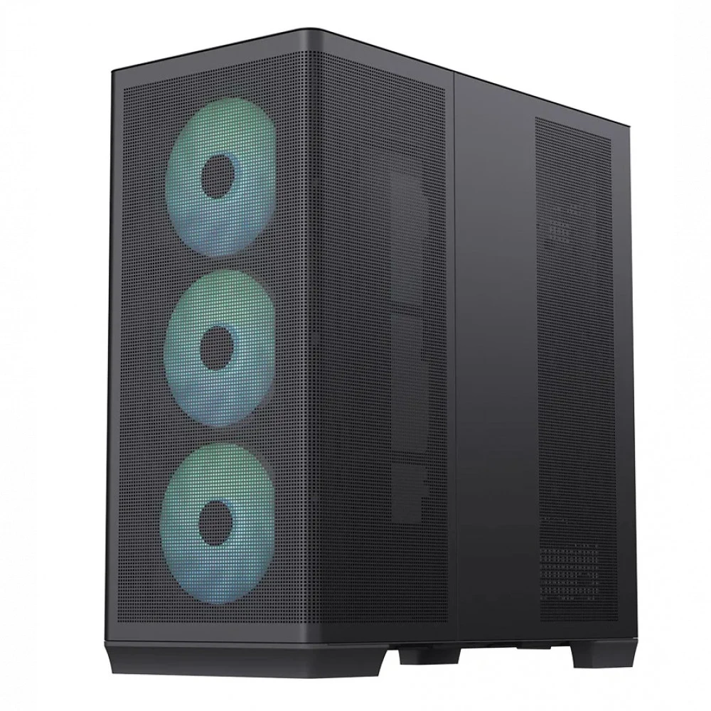 Купить Корпус Aerocool APNX C1-R Black C1-R-BK-V1 (Mid-Tower ...